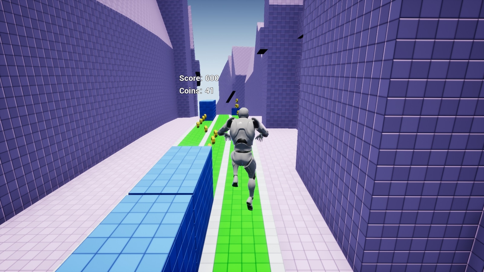 Endless Runner BP Template in Blueprints - UE Marketplace